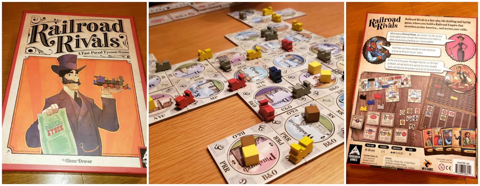 Reviews, Chews & How-Tos: Railroad Rivals by Forbidden Games (Review)