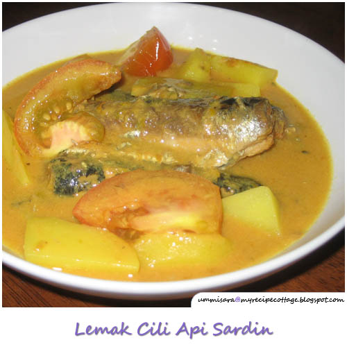 my recipe cottage: Masak Lemak Cili Api Sardin