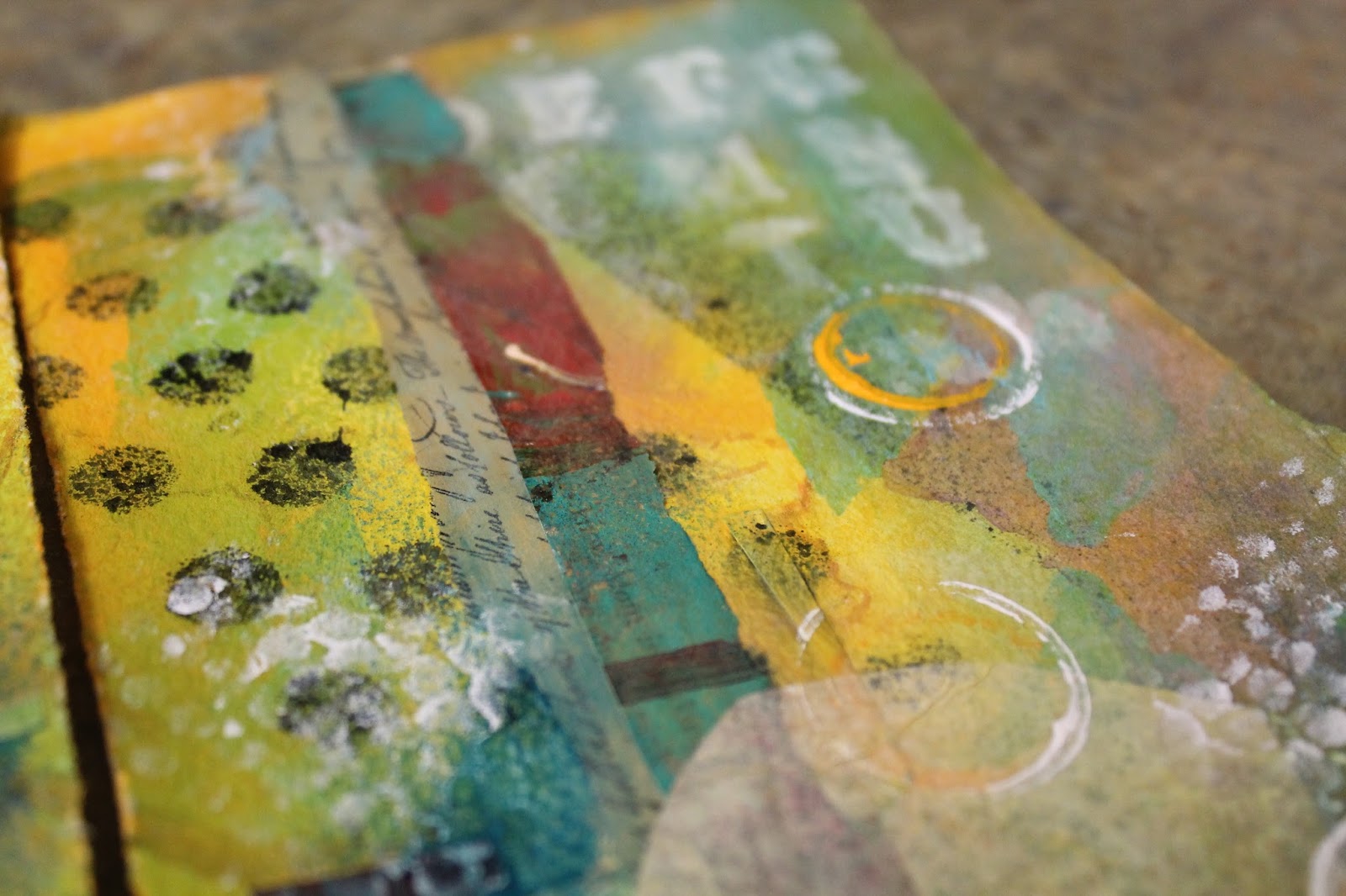 AlteredStatesStudio: watercolor turned into a pair of collages