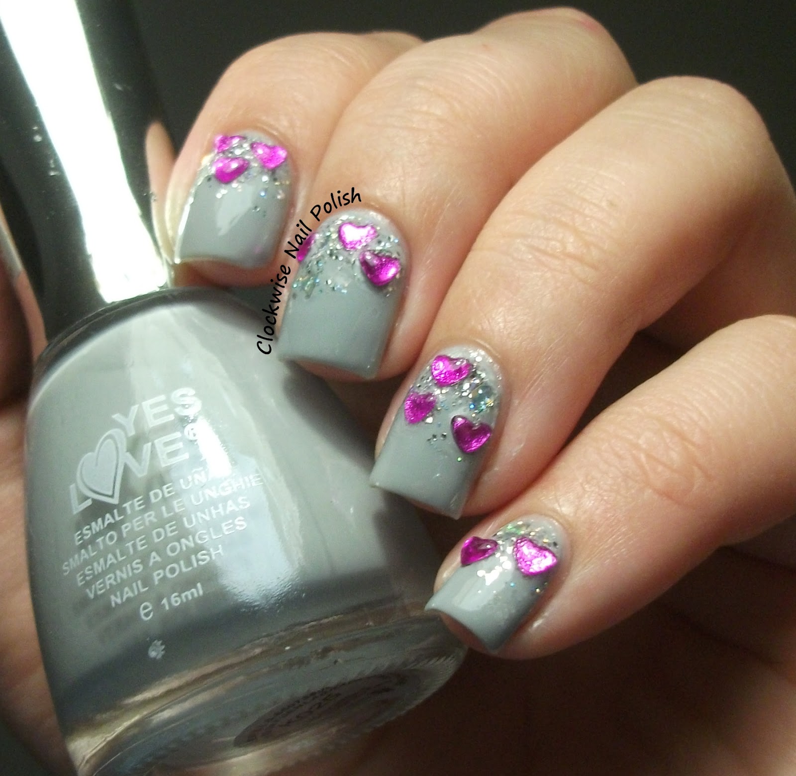 The Clockwise Nail Polish: Yes Love K025 & VDL 704