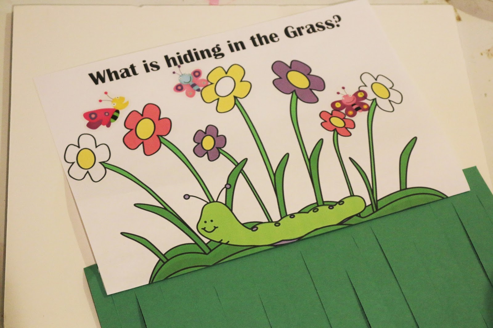 In the Tall, Tall Grass Scissor Skills Activity | School Time Snippets