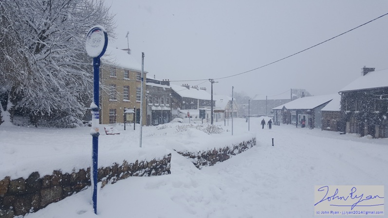 John "The Captain" Ryan: Snow Storm in Castlebridge, Wexford. (2nd ...