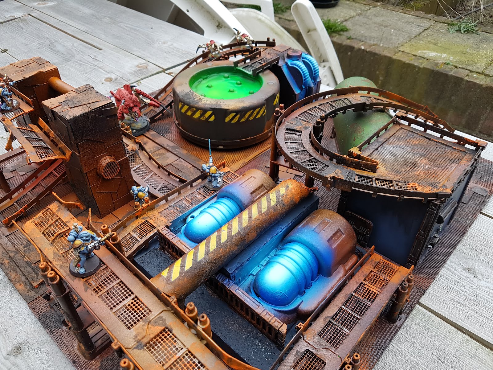 Another wargaming blog: First set of four tiles for my Warhammer 40K ...