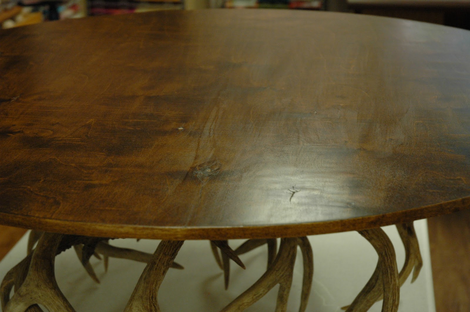 In My (Pink) Craft Room: Deer Antler Coffee Table