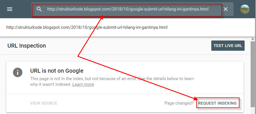 Google Submit Url Hilang Ini Gantinya Yang Dapat Anda Gunakan | Sekolah ...