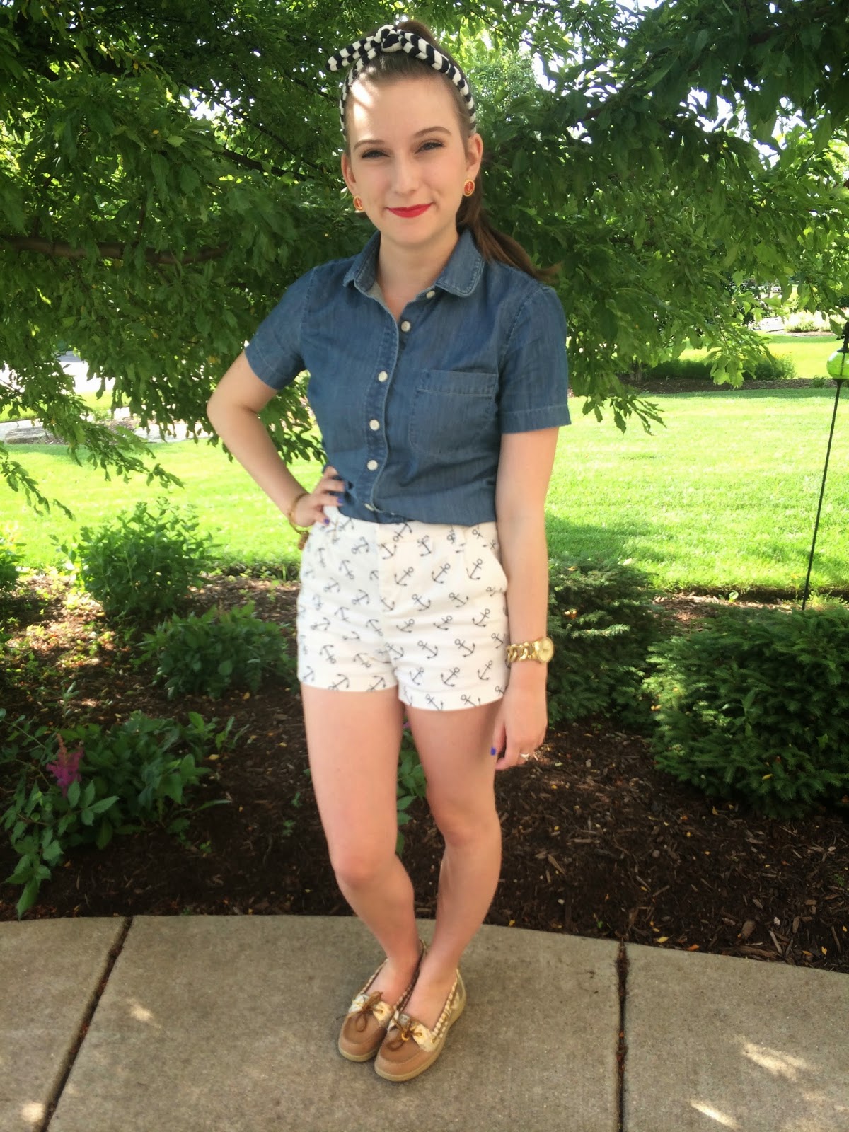 Sew Cute: OOTD: Vintage Nautical