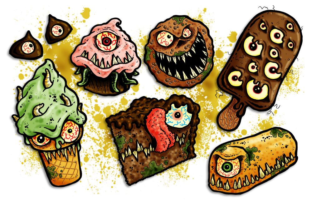 Lair of the Dork Horde: Food Frights! Lair of the Dork Horde: Food Frights!