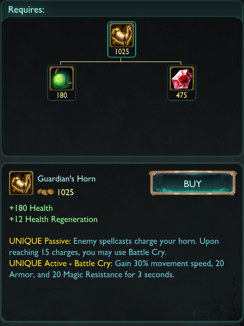 The Leadership Ribbon Badge uses Guardian's Horn : r/leagueoflegends