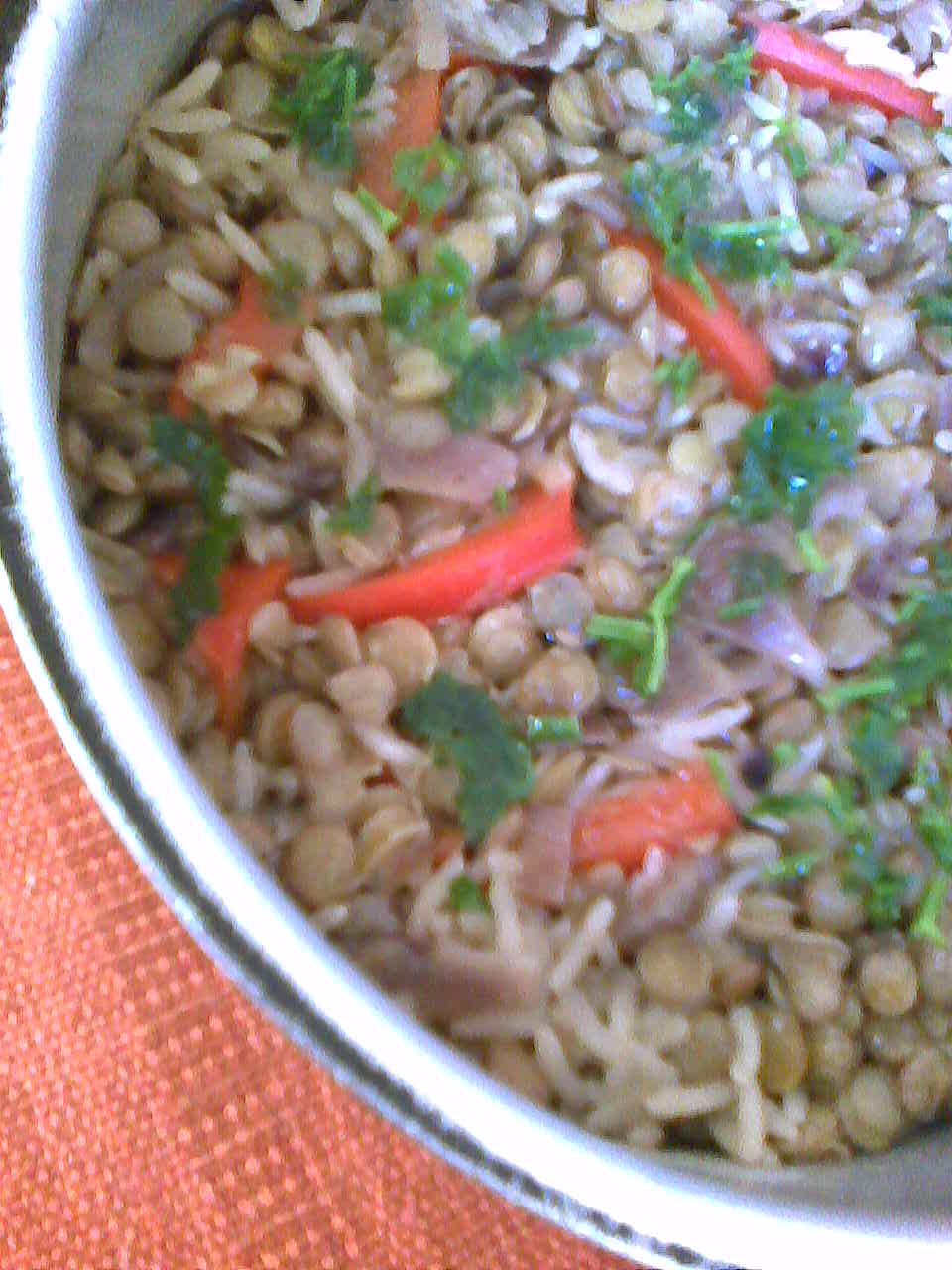 Culinária Árabe: Mjadra - Arroz com Lentilhas / Receita