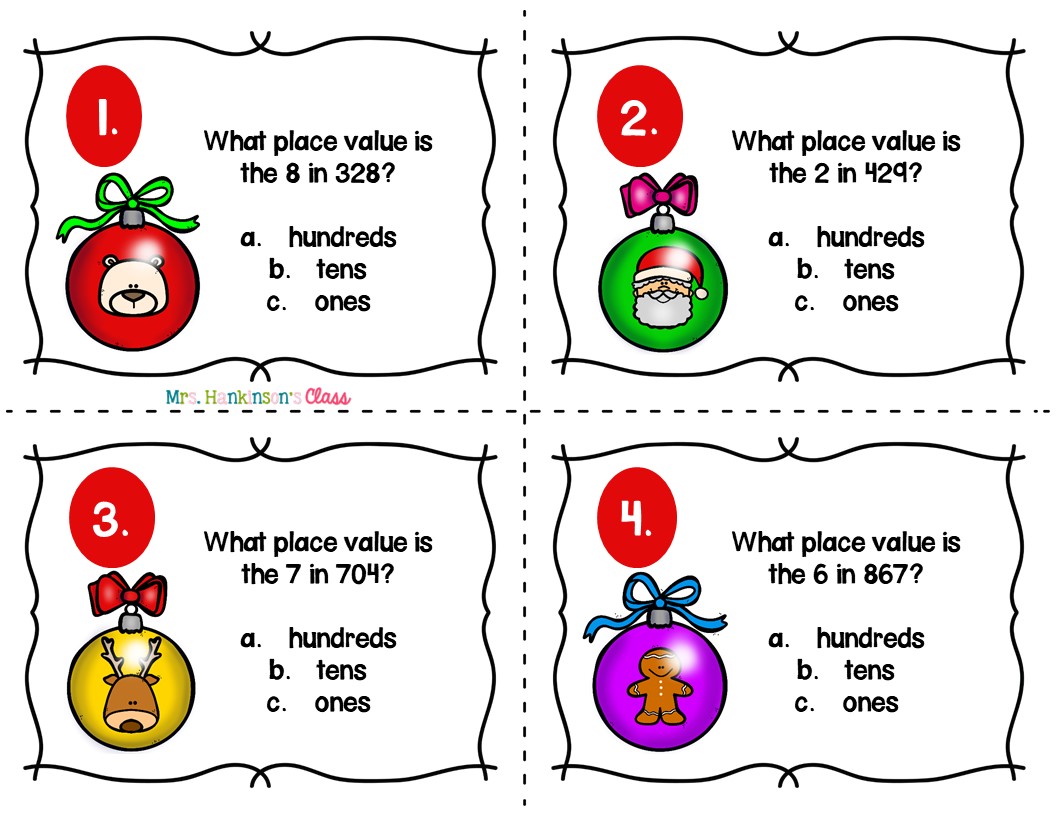 Mrs. Hankinson's Class: Christmas Math Centers