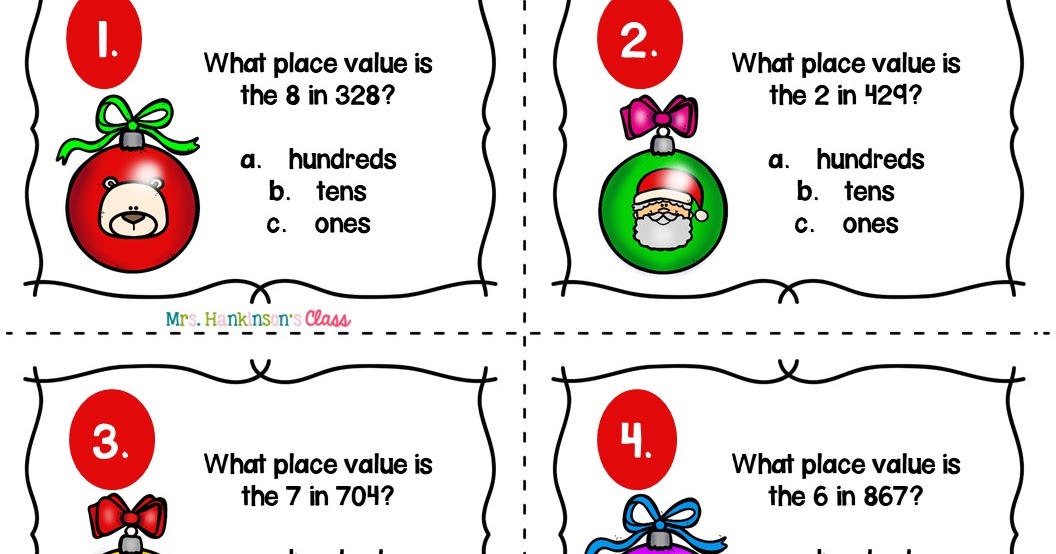 Mrs. Hankinson's Class: Christmas Math Centers
