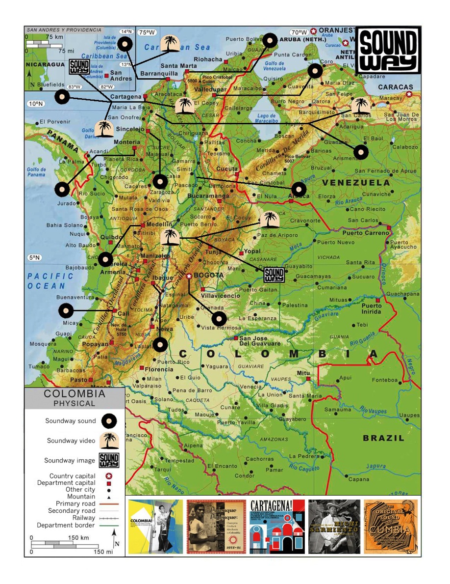 Interactive Musical Map of Colombia