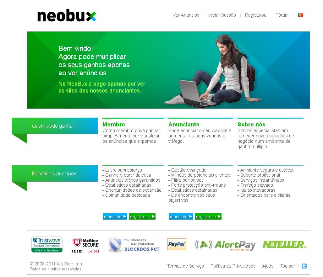 Usando Neobux: Como fazer o Registro