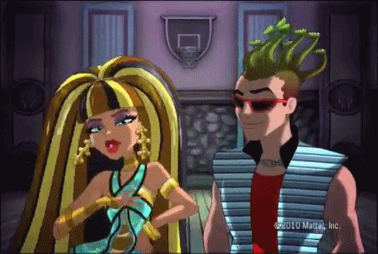 Oh Meu Rá MH: Candidatos Para Rei e Rainha #1 - Cleo de Nile e Deuce Gorgon