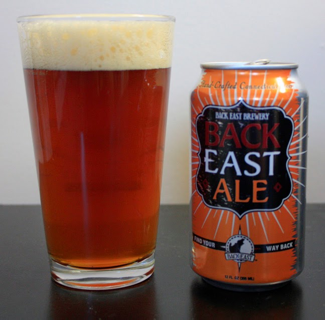 Nick's Beer Blog: Back East Brewing Back East Ale Review