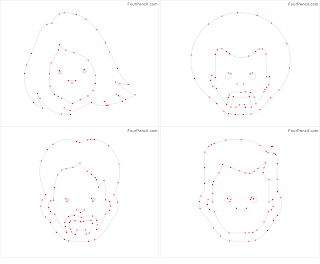 Dot to dot: Free printable Face dot to dot drawing worksheet/activity ...