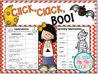 1st Grade Hip Hip Hooray!: Click Clack Boo!