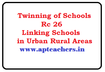 Twinning of Schools Rc 26 Linking Schools in Urban Rural Areas ...