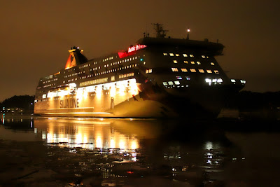 kships: Baltic Princess in Turku, 15 February 2013