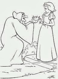 5 Snow White Coloring Pages - Witch