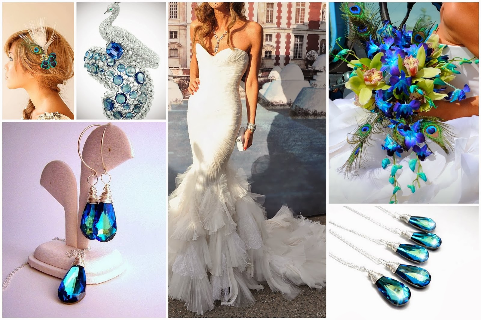 Peacock Theme Wedding: Peacock Bride