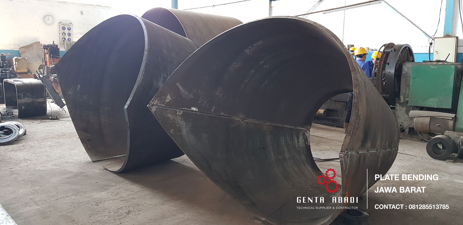 roll pipa besi, roll hbeam, bodem, dish end, end cap, roll plat ~ Jasa ...