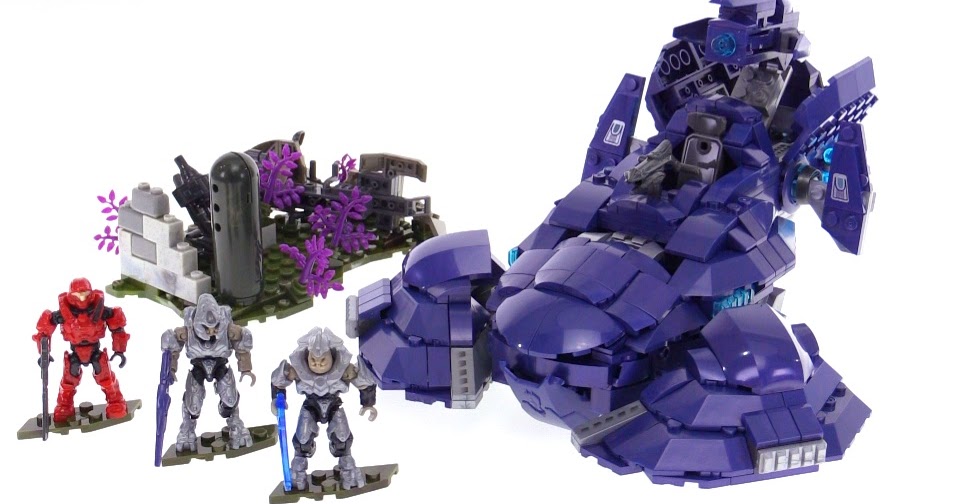 Mega Bloks Halo Covenant Wraith Ambush review!