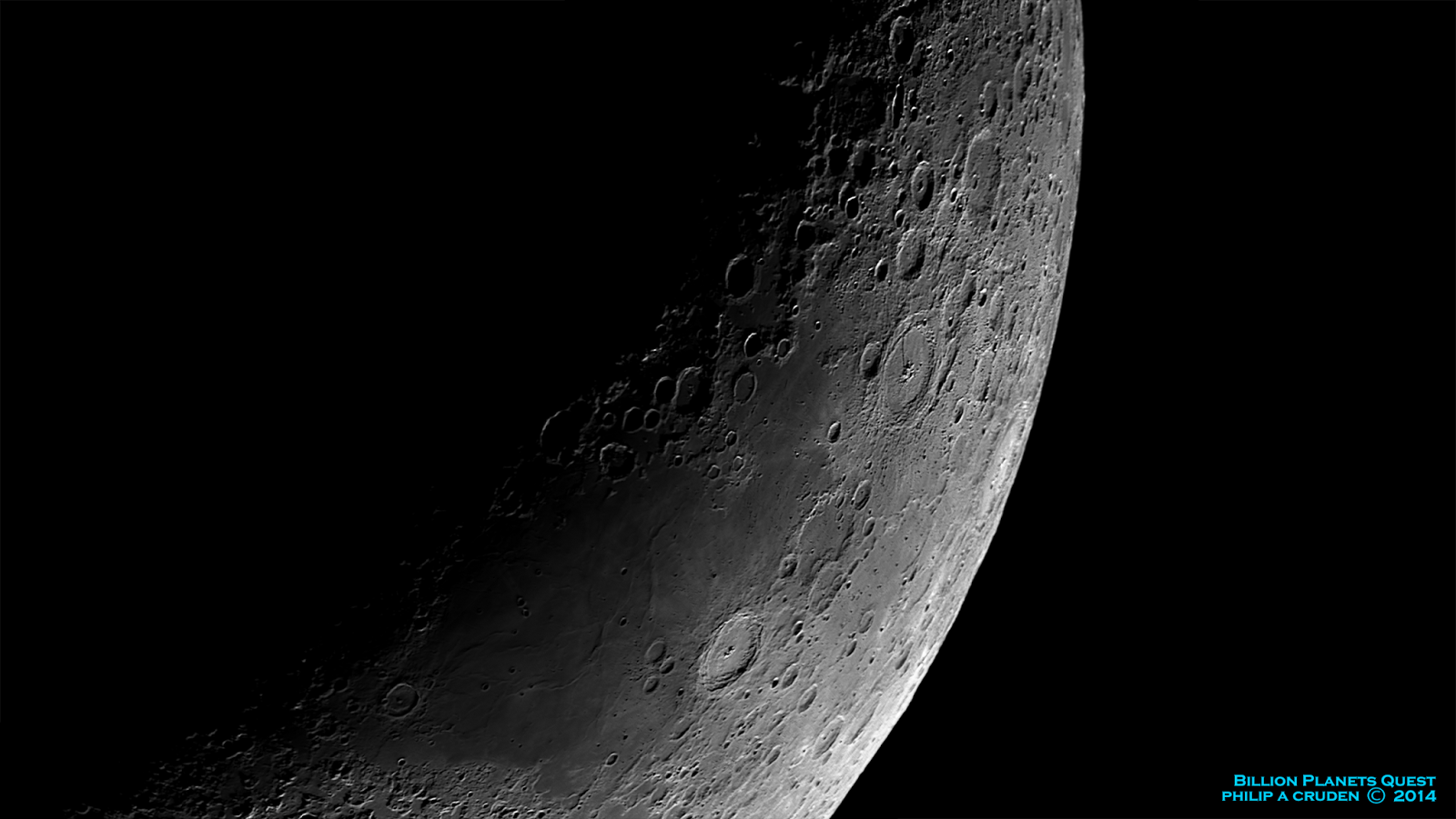 Billion Planets Astronomy and Art: The Moon