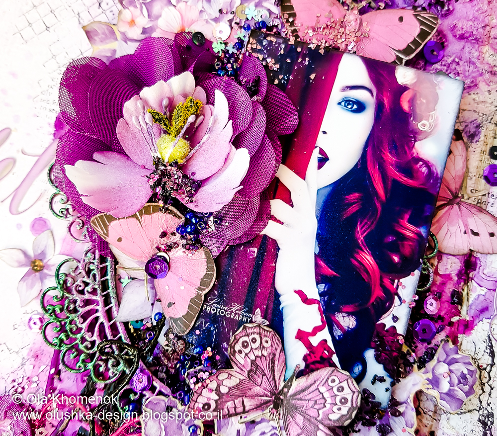 Scrap and Craft: Violet Silence layout by Ola