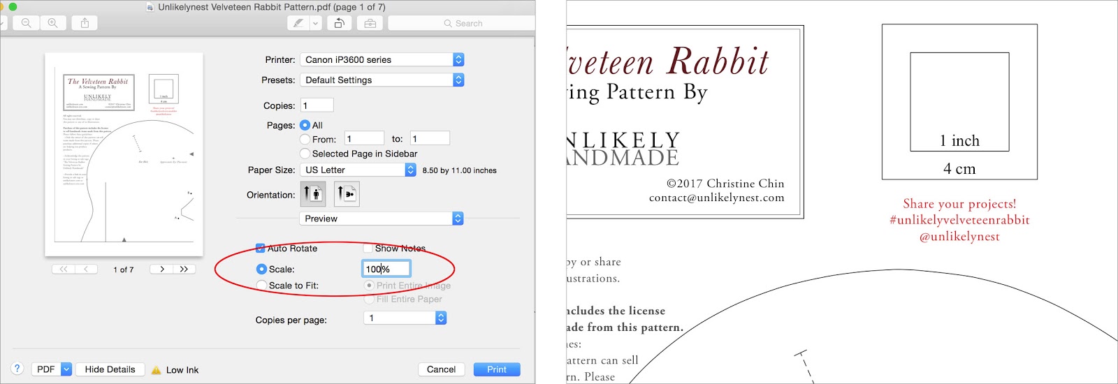 UNLIKELY: Velveteen Rabbit Sew Along Day 2: Assembling the PDF Pattern ...