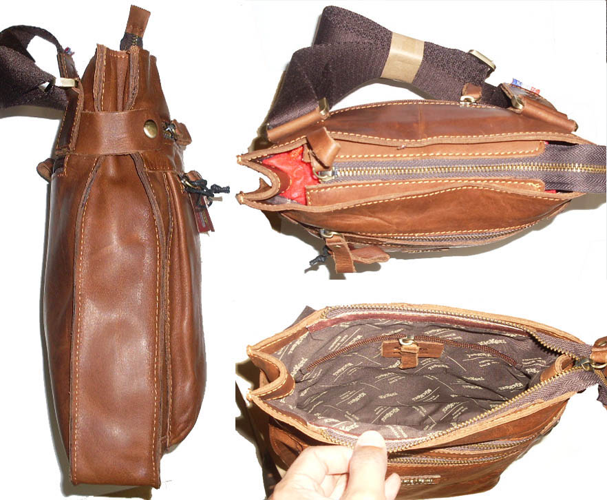 Kedai Online Jual Beg Baru: Sling Bag Kulit Terbaru!