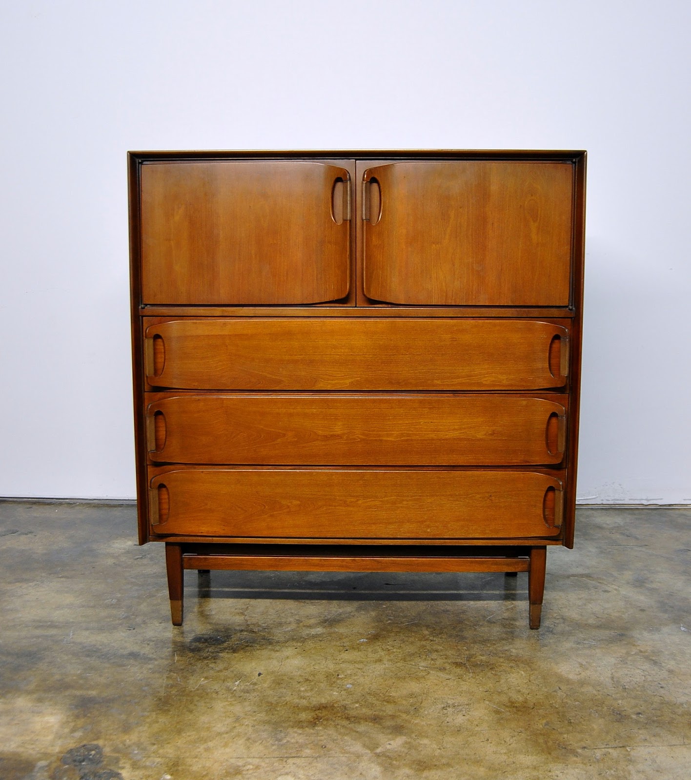 SELECT MODERN: Mid-Century Highboy, Chest of Drawers or Gentleman's Chest