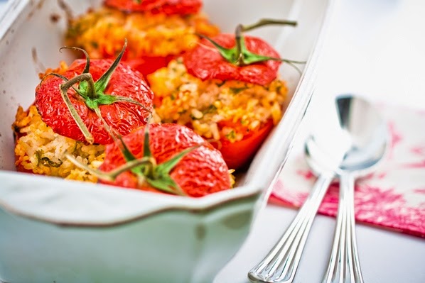 Fyldte tomater med vilde ris og parmaskinke | Sundhed og livsstil ...