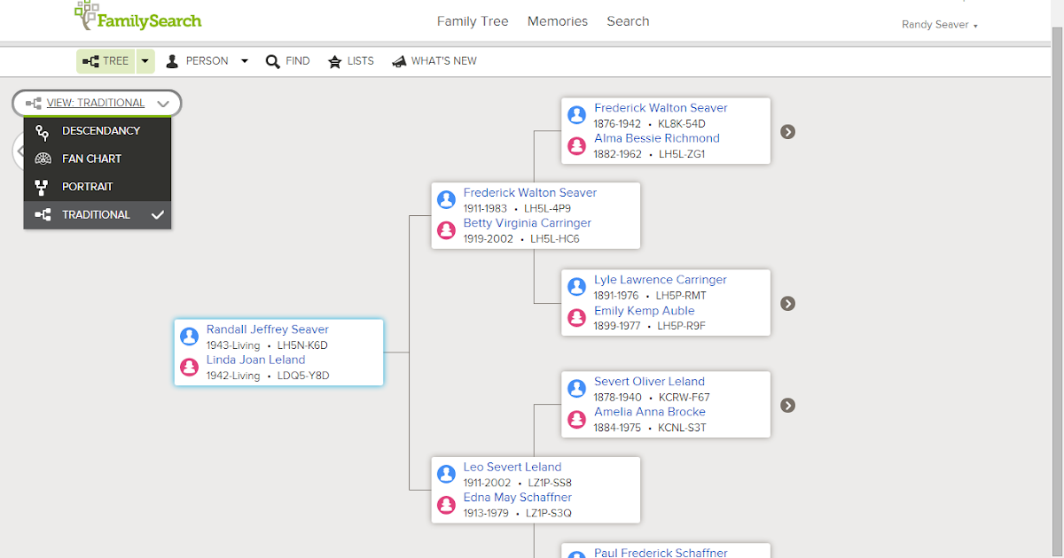 Genea-Musings: New Options on FamilySearch Family Tree "Tree View"