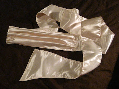 Mama Made It: Ruched Satin Taffeta Sash
