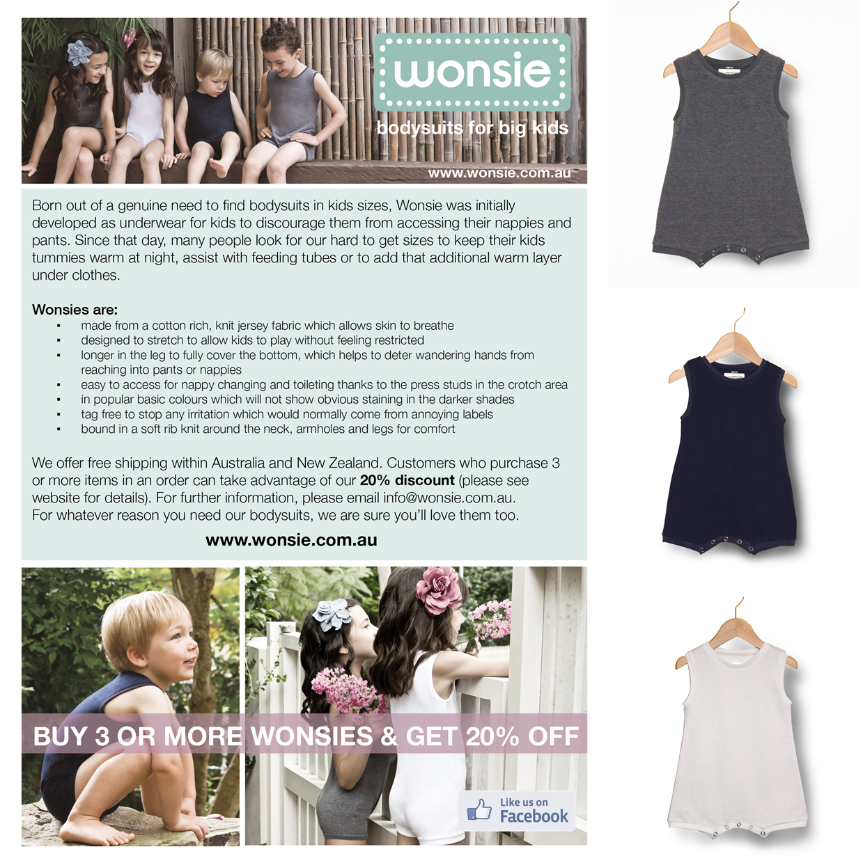 ONE LOVELY DAY: Wonsie Australia by Julie O’Donovan