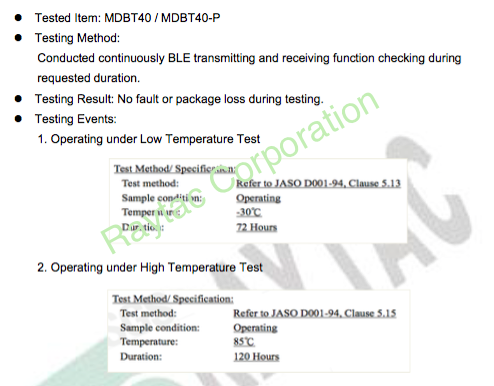 Nordic BT5.3 & BT5.2 & BT5.1 & BT5& BT4.2 Module: Raytac Module MDBT40/MDBT40-P Certified ...