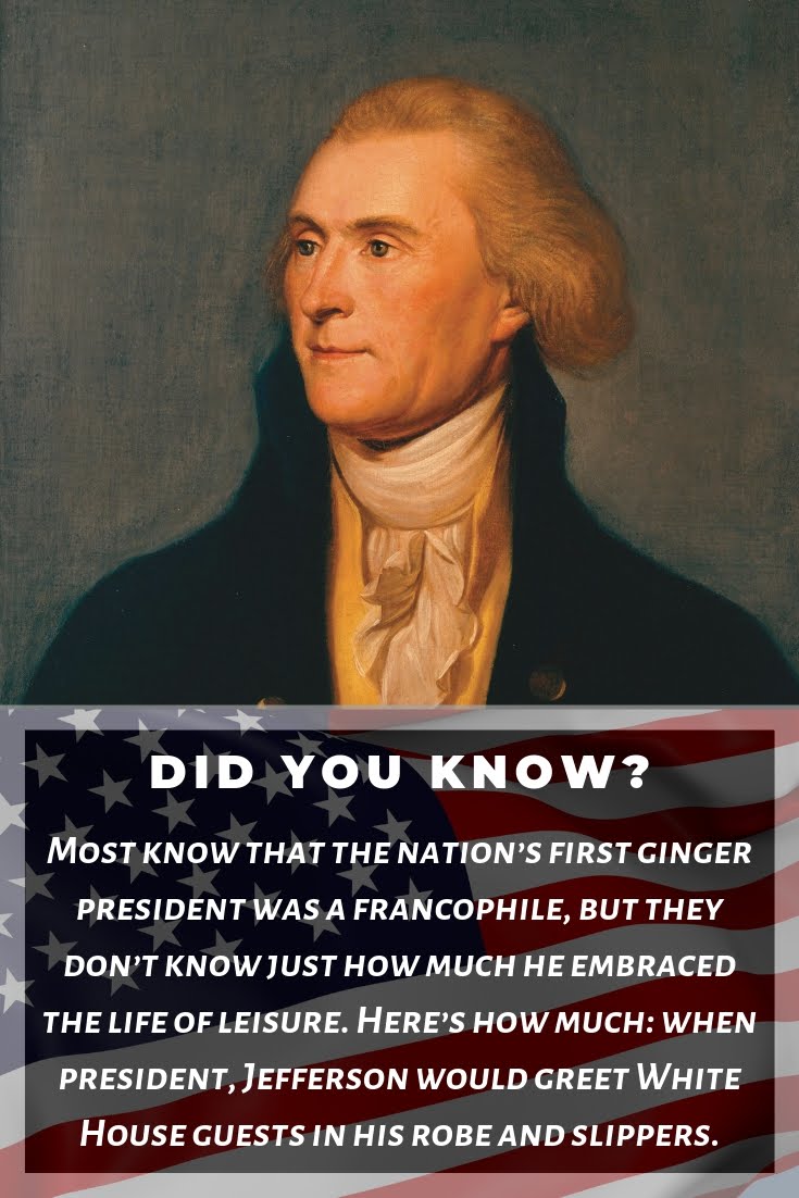 Most know that the nation’s first ginger president was a francophile ...