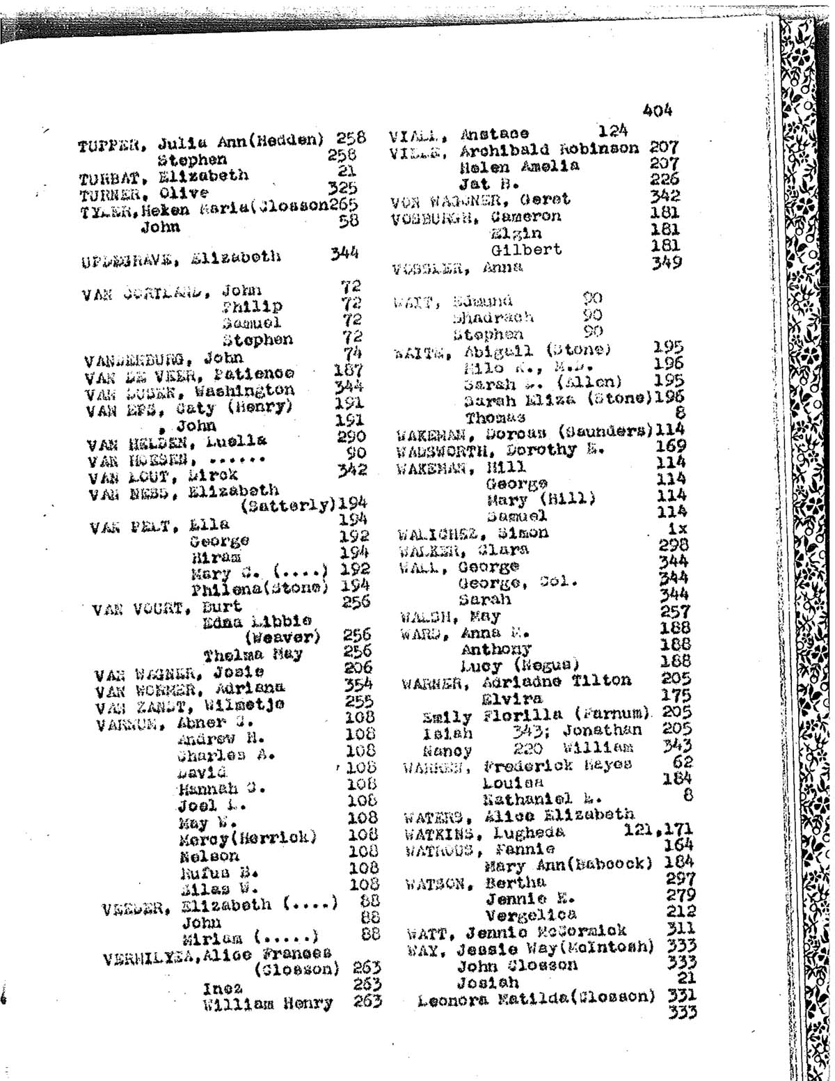 The Josiah Closson Family of New England by William G. Closson