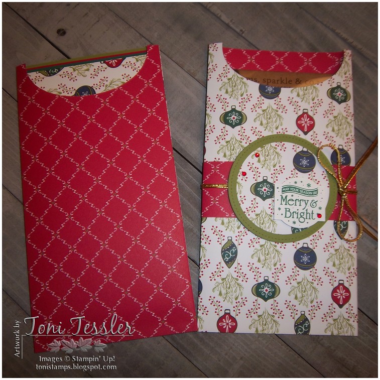ToniStamps: Gift Pocket Packaging - Gift card holder and/or Giftie