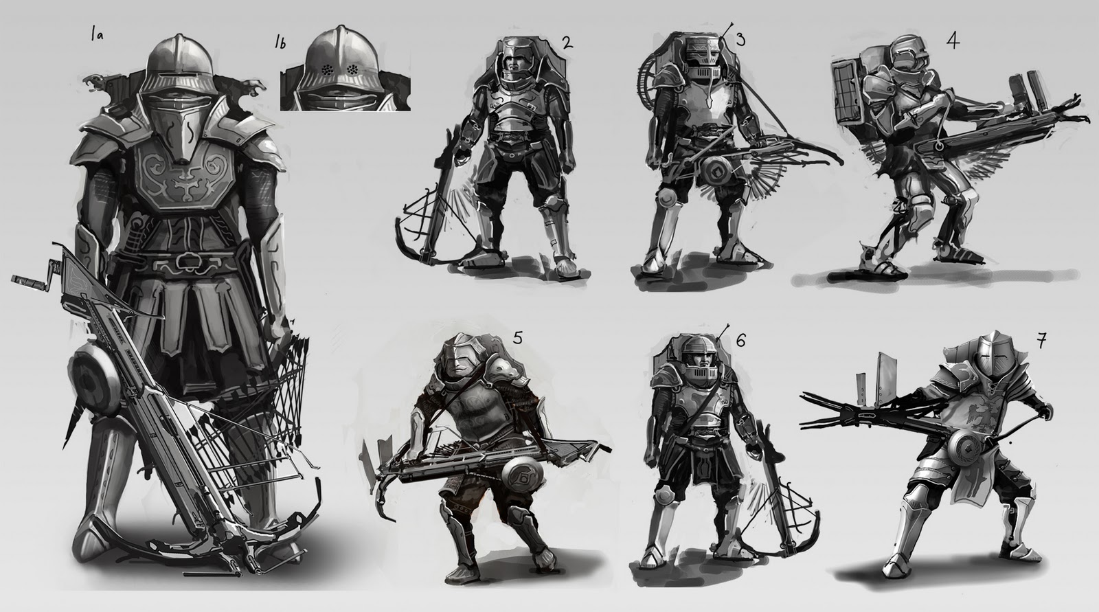 Ian Bunting's Concept Blog: Machine Crossbow Gunner