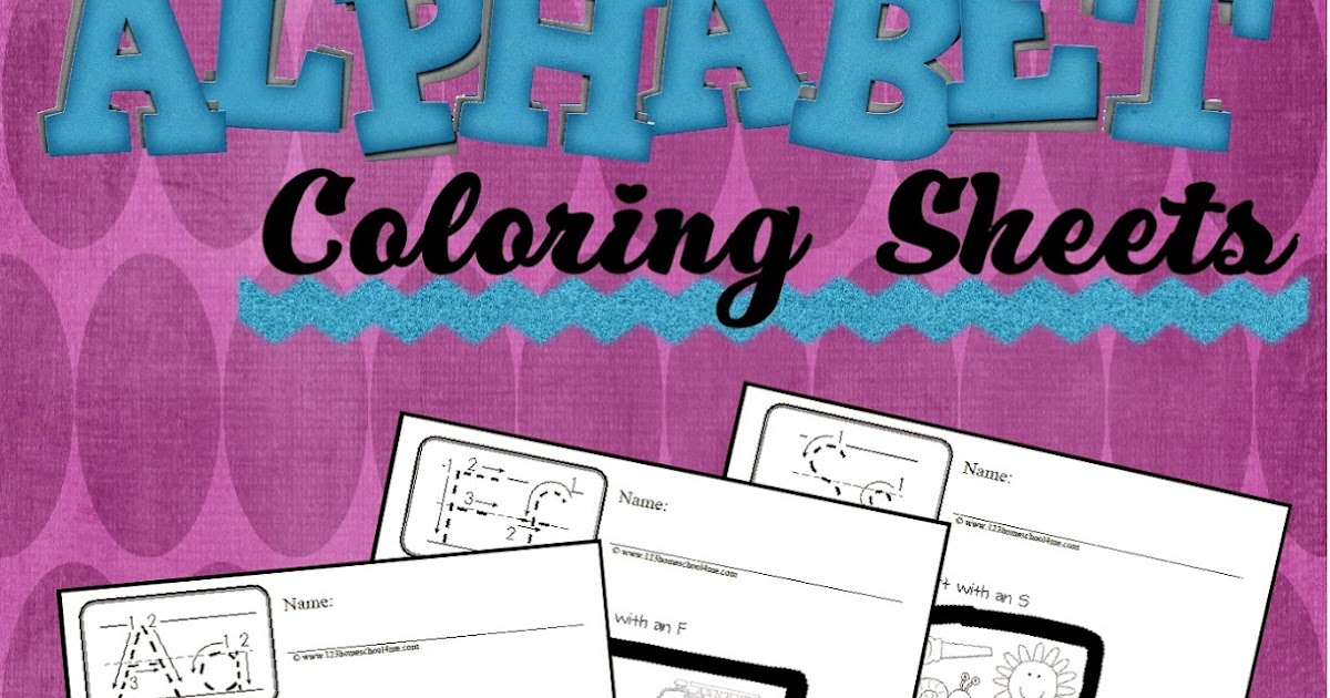 FREE Phonics Alphabet Coloring Sheets