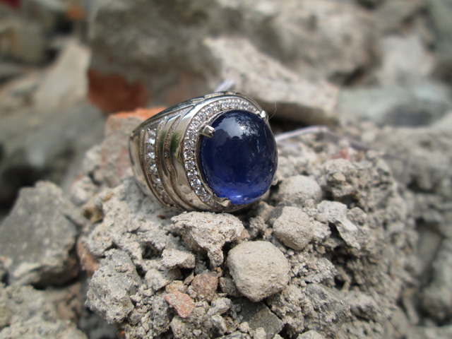 CNC virtual: Jual: Batu Blue Safir Indah Ikatan Perak Harga Terjangkau ...