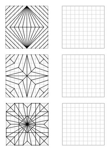reproduire une figure sur un quadrillage