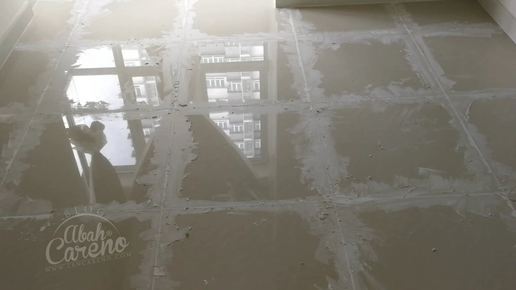 5) DIY MEMASANG TILE VINYL