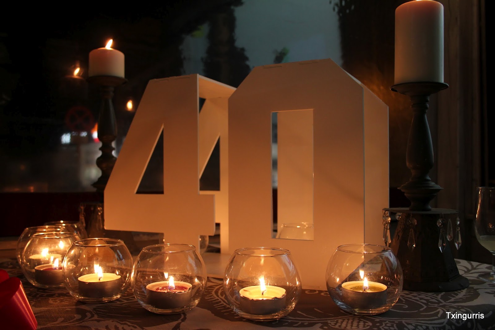 Txingurris: 11/03/2012 celebración del 40 cumpleaños de Olga