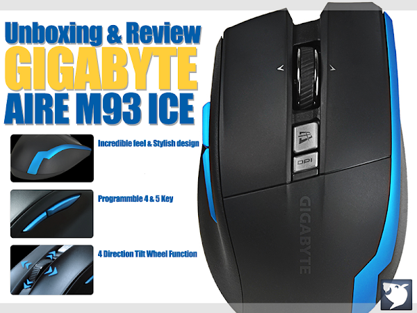 [Review]Gigabyte AIRE M93 ICE Wireless Mouse