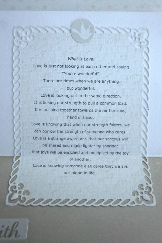 BlueSkyScrapping: Wedding Card