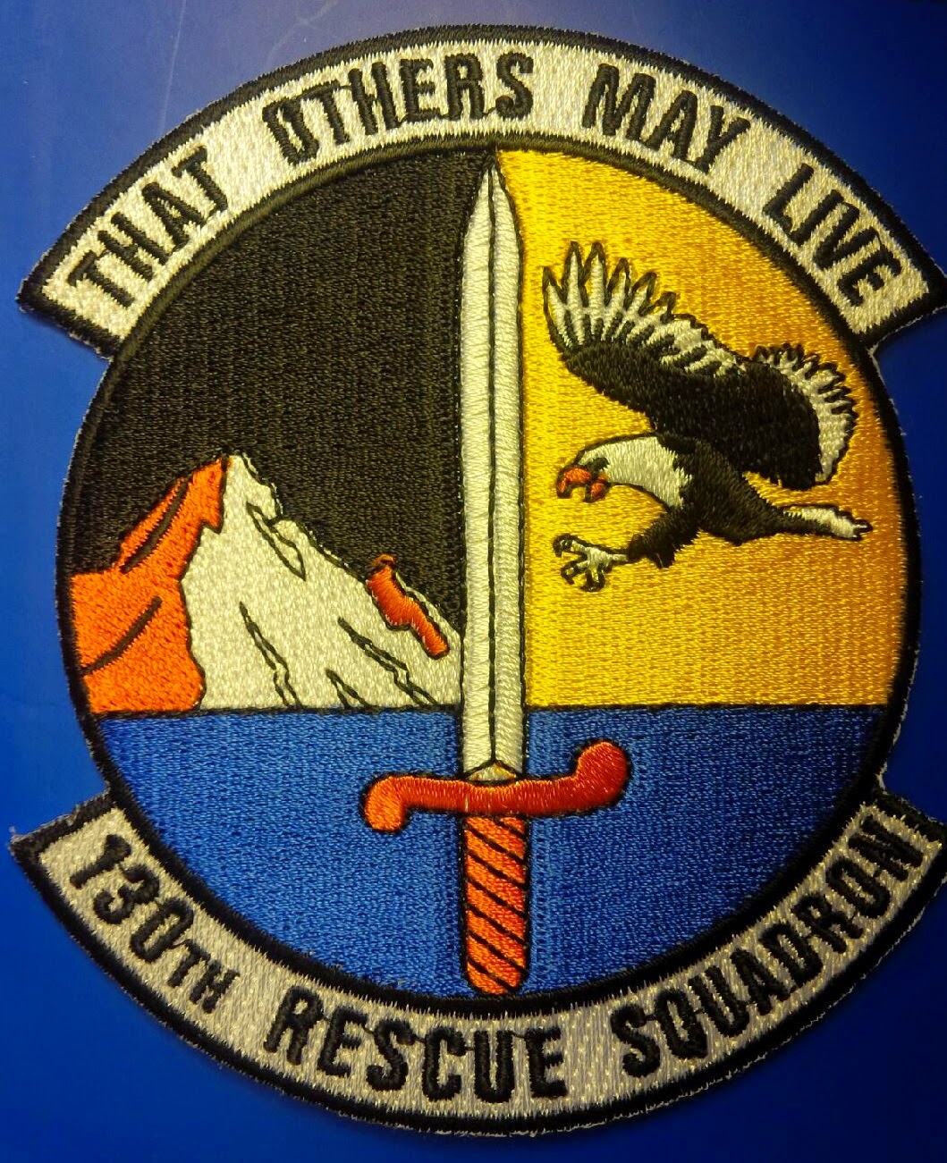 THE USAF RESCUE COLLECTION: USAF 130th RQS Patches
