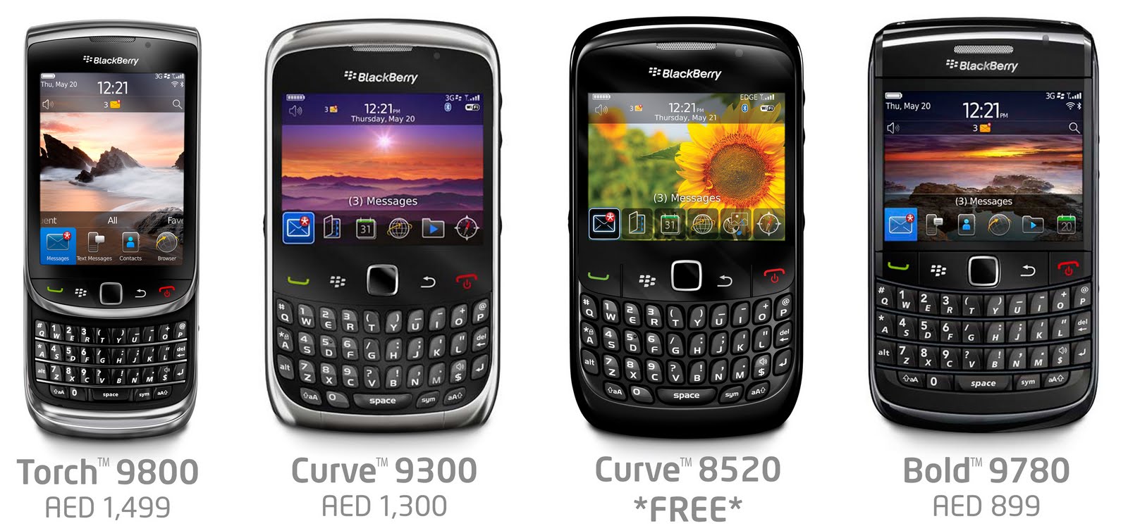 EtisalatUAE: Huge discounts on our best selling BlackBerry smartphones